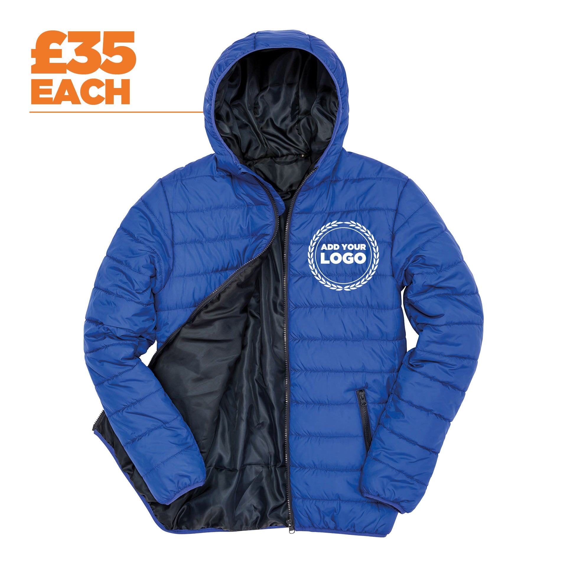 PADDED HOODED JACKET – Smart Signz